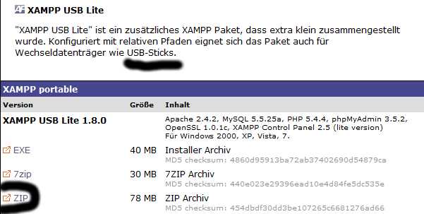 Lektion 3: xampp herunter laden, installieren und starten